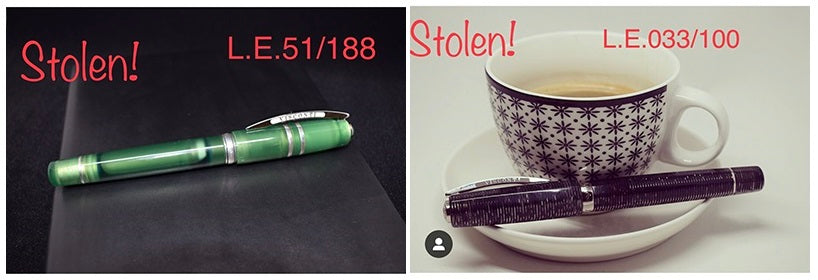 The Story of My Stolen Fountain Pens | Pen Venture - Passion for Luxury