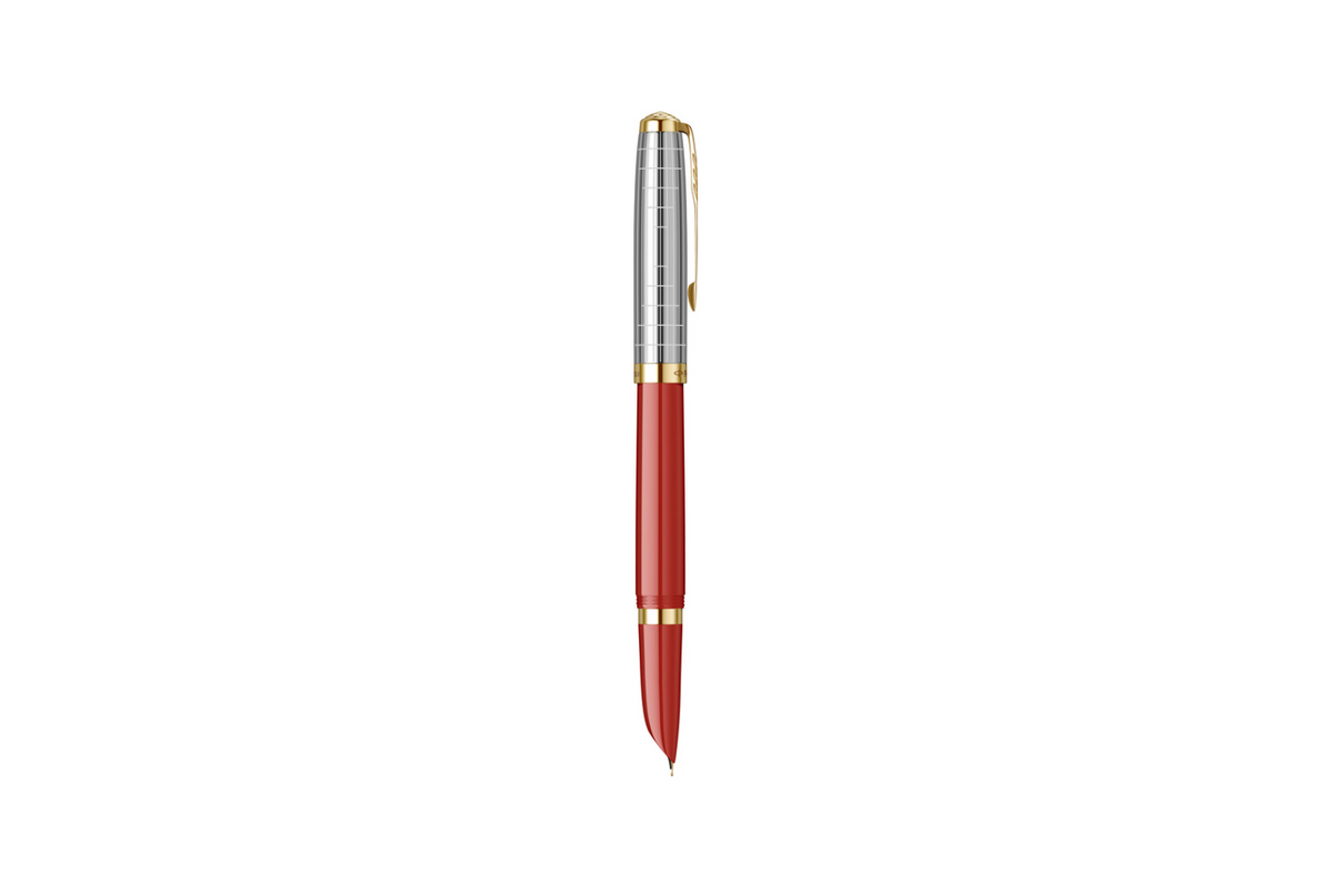 Parker - 51 Royal Premium | Red Rage - Gold Trim