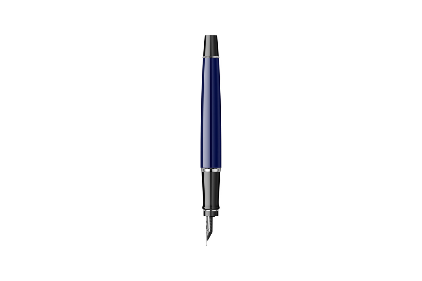 Waterman - Expert Deluxe | Dark Blue Wave - Silver Trim