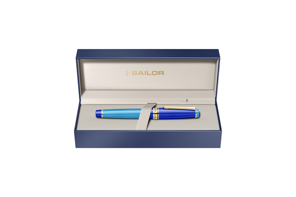 Sailor - Professional Gear Slim | Quasar Blue - Gold Trim | – Pen ...